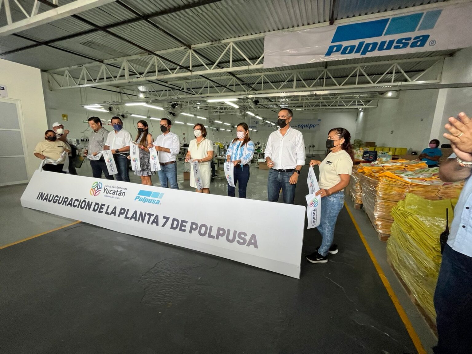 La empresa Polpusa inaugura su planta de bolsas de rafia en Ticul - El ...